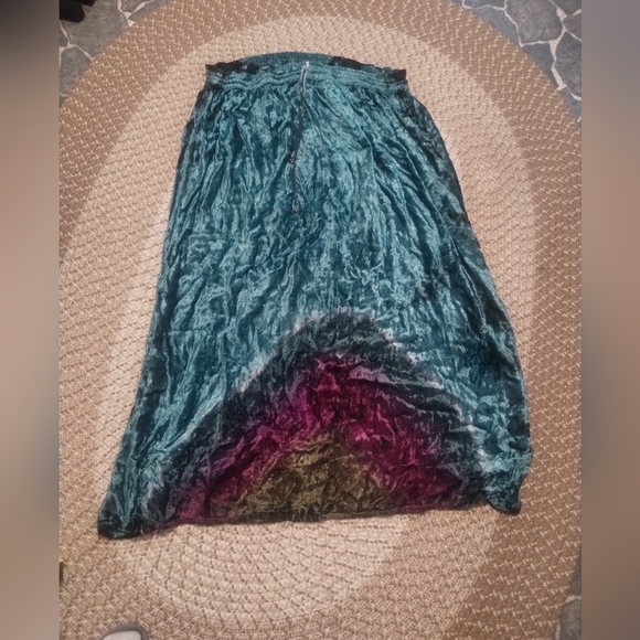Handmade | Skirts | 0 Rayon Made In India Maxi Skirt Vintage | Poshmark